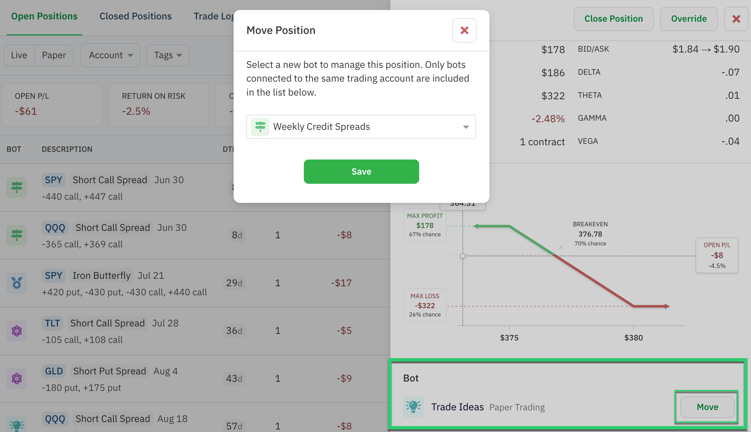 Move Positions Between Bots | Option Alpha